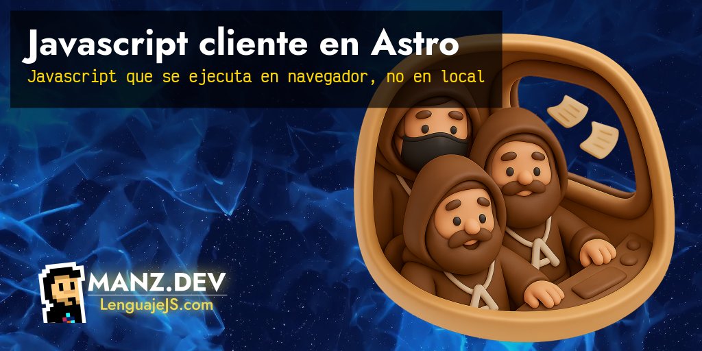 Javascript cliente en Astro - Javascript en español